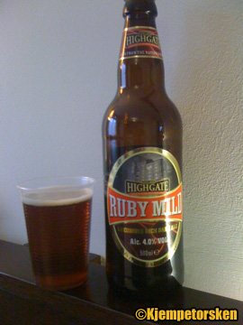 Highgate Ruby Mild – KJEMPETORSKENS ØLBLOGG